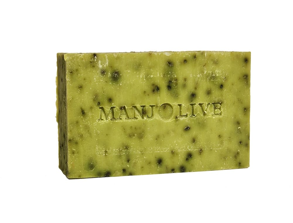 Savon à la Spiruline artisanal pour le Corps, Visage, Cheveux – Manjolive